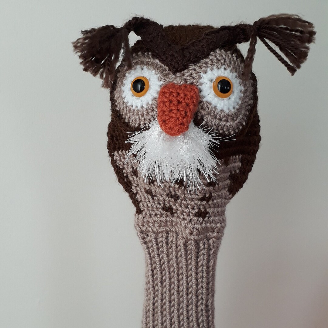 Handmade Knitted Owl Golf Club Cover - Etsy