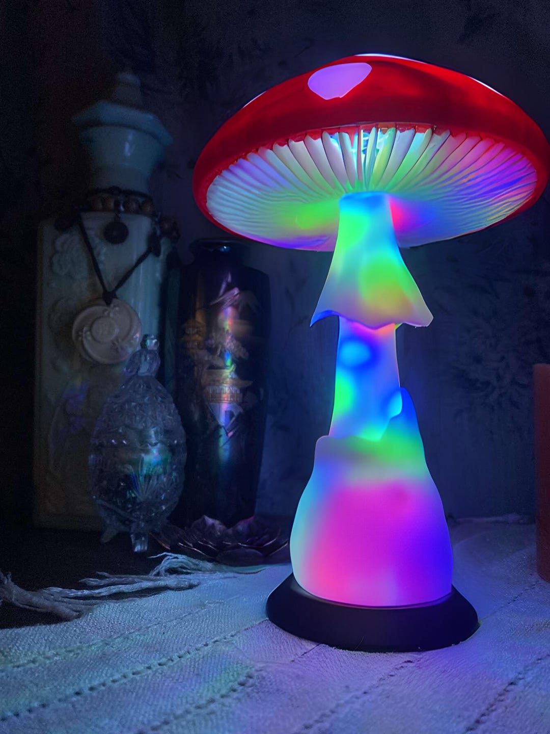 Mystical Mushroom Lamp - RGB Ambiance Light - Etsy