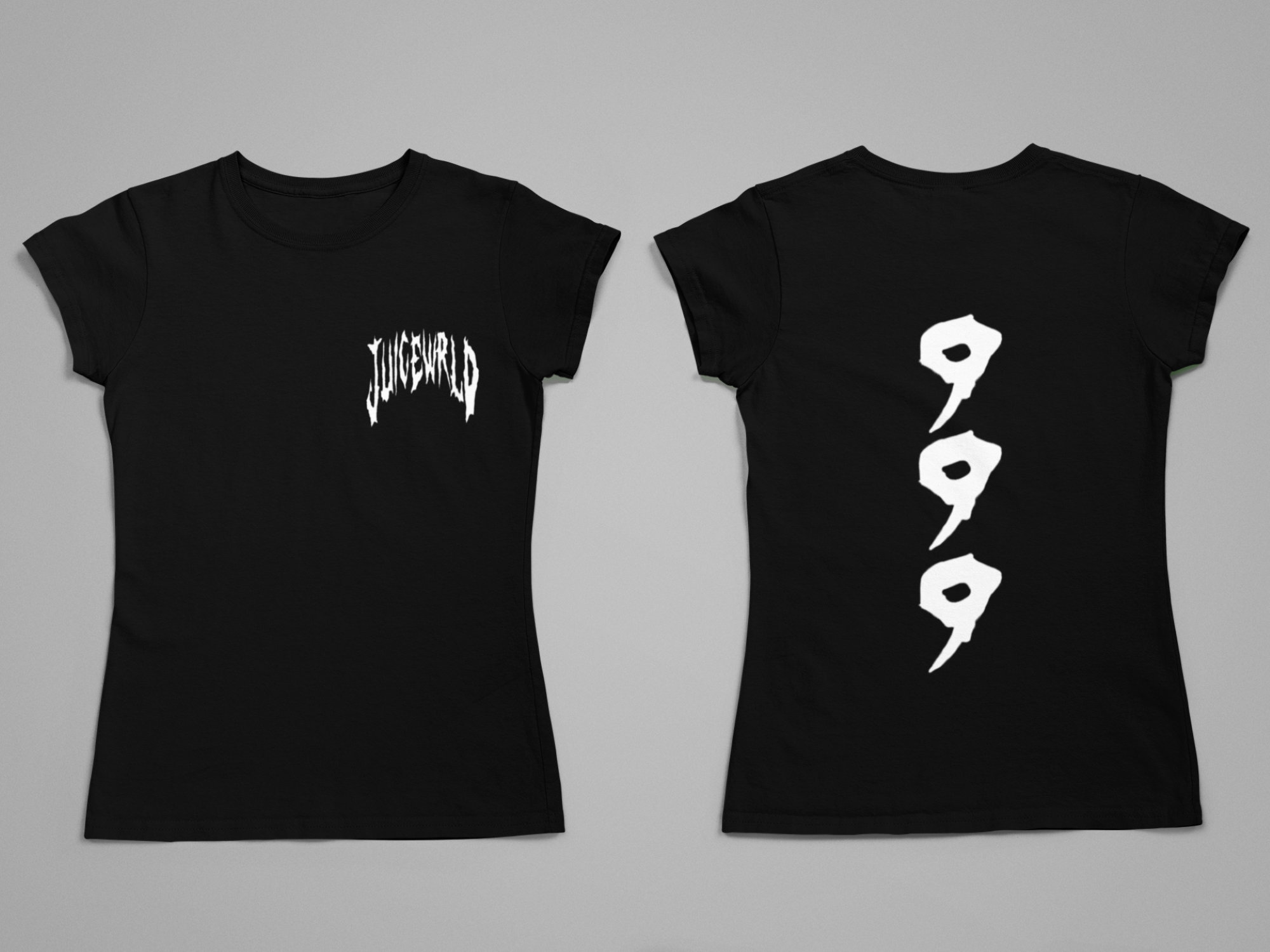 999 Womens T-Shirt Black & White | Etsy