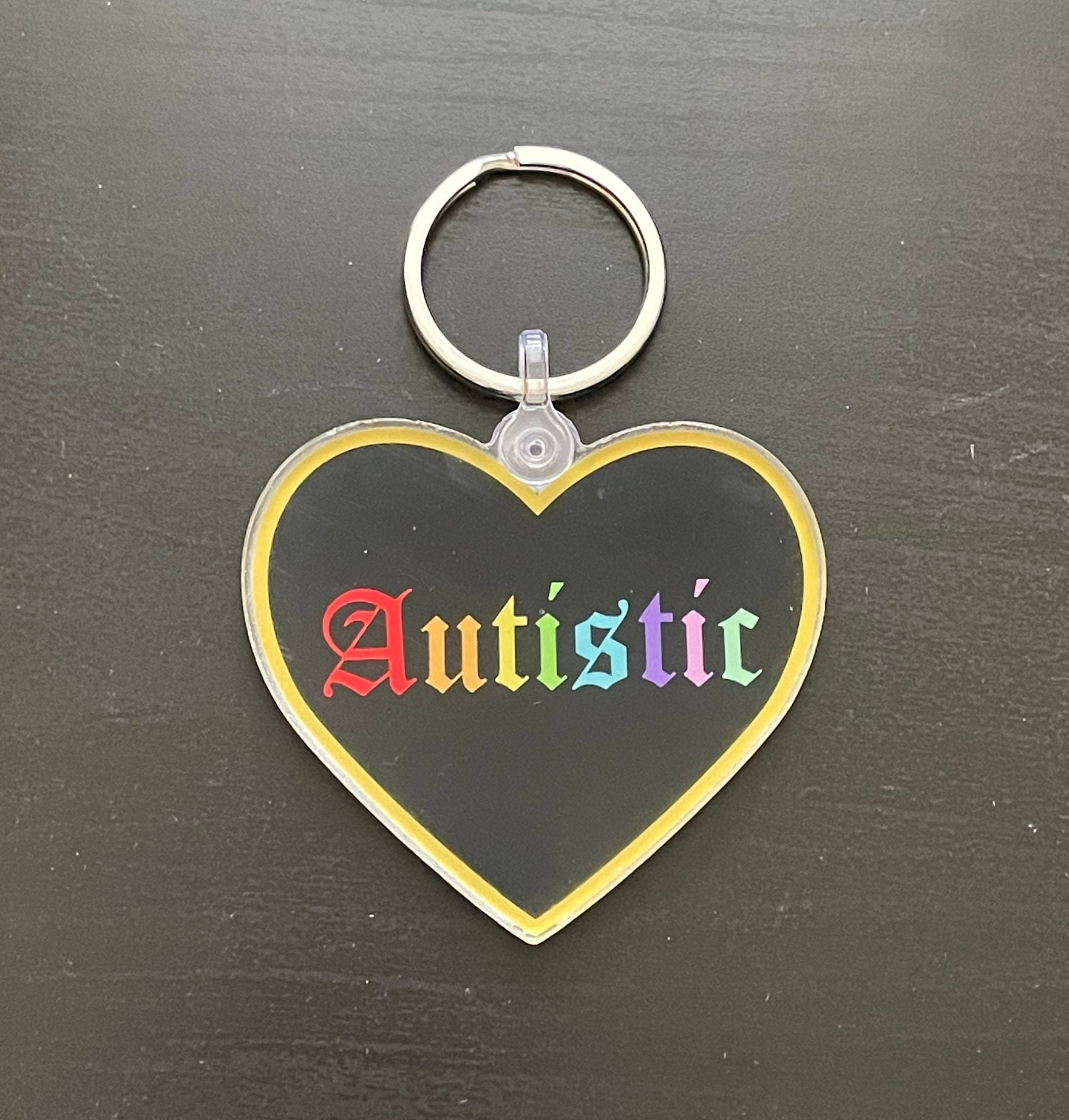 Autistic Keychain - Etsy