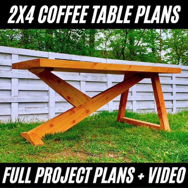 2x4 Coffee Table - Etsy