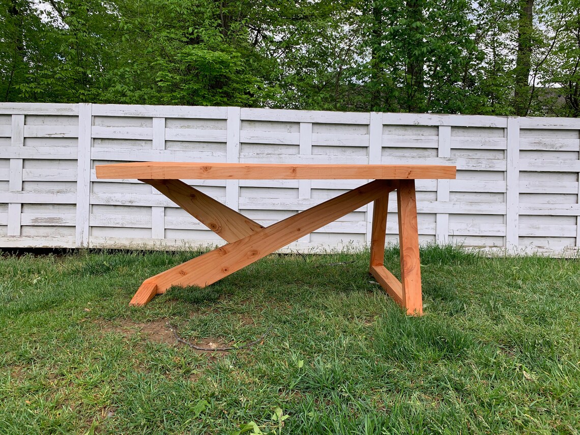 Modern 2x4 Coffee Table Plans - Etsy