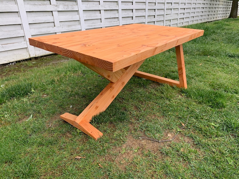 Modern 2x4 Coffee Table Plans - Etsy