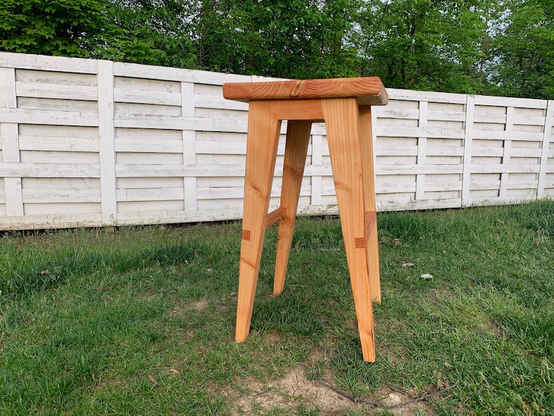 Modern 2x4 Stool Plans - Etsy