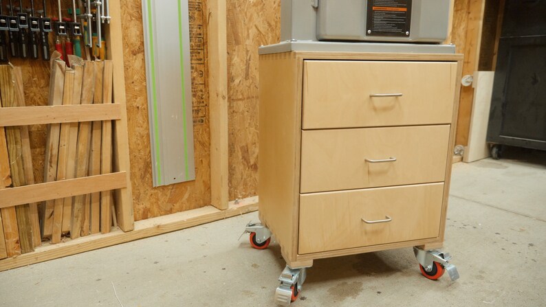Mobile Woodshop Cart Plans - Etsy
