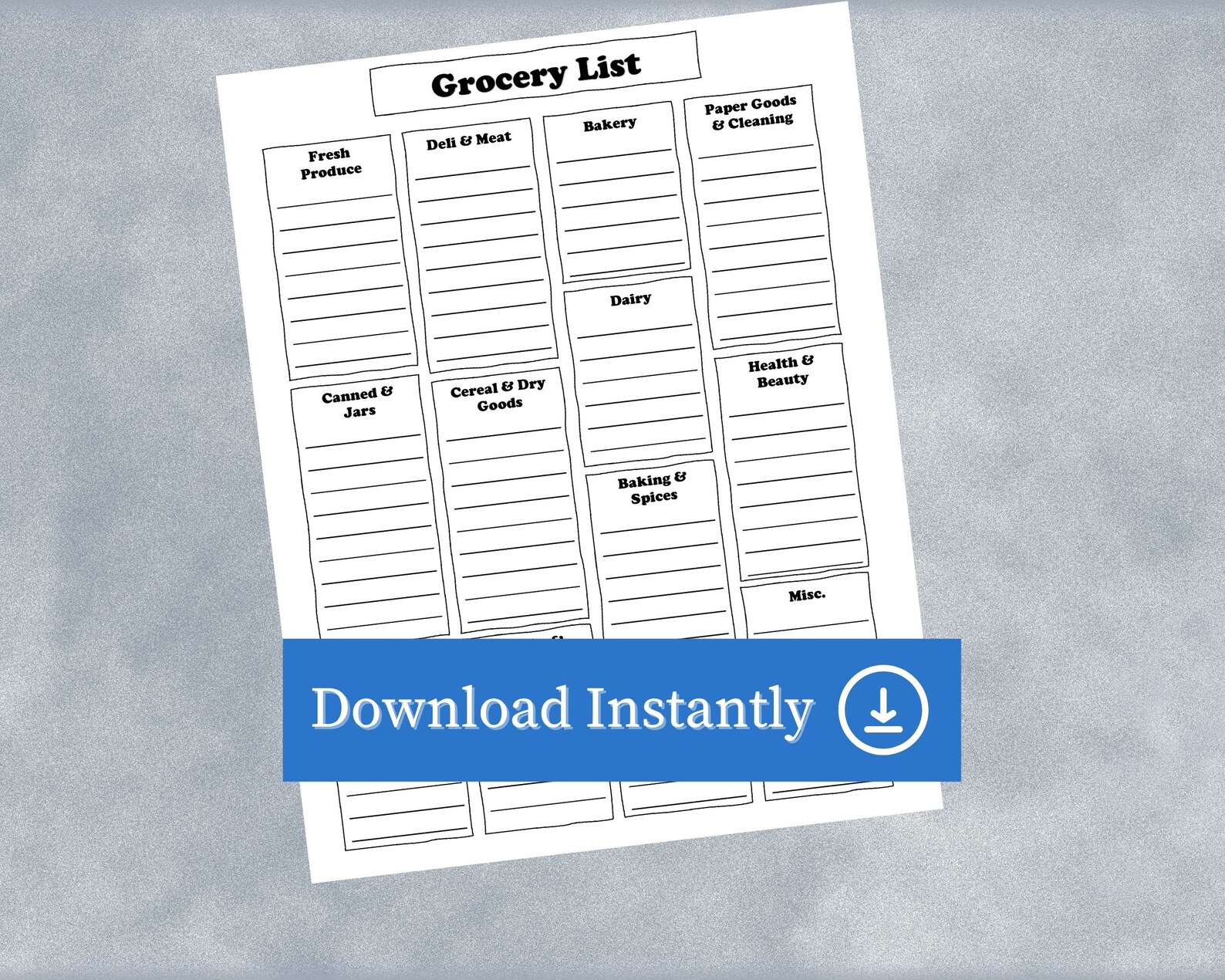 Simple Meal Planning Bundle - Printable - Etsy