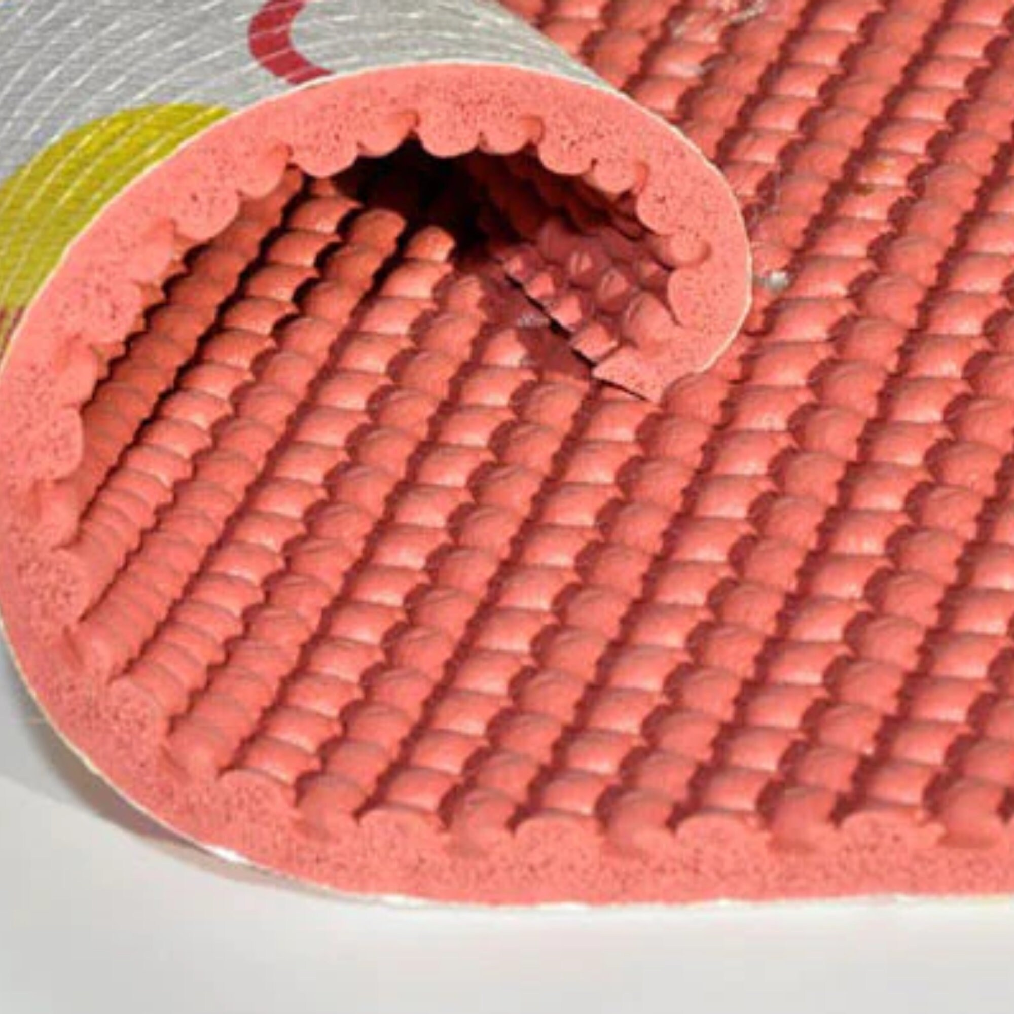 TREDAIRE Colours Red Sponge Rubber Carpet Underlay 11.4mm Thick 10.96m2 ...