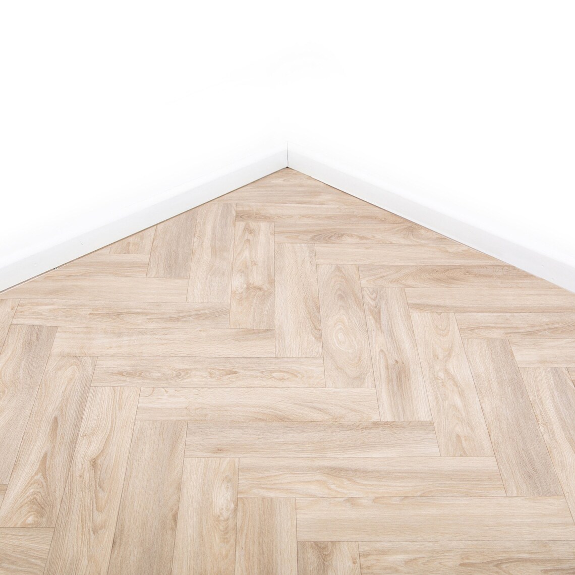 Herringbone Style Vinyl Lino Roll Flooring 2m & 4m Width Modern Kitchen ...