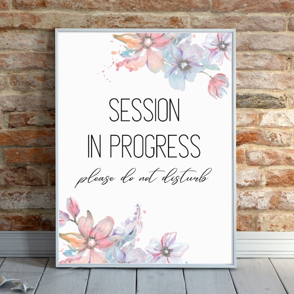 In Session Sign - Etsy