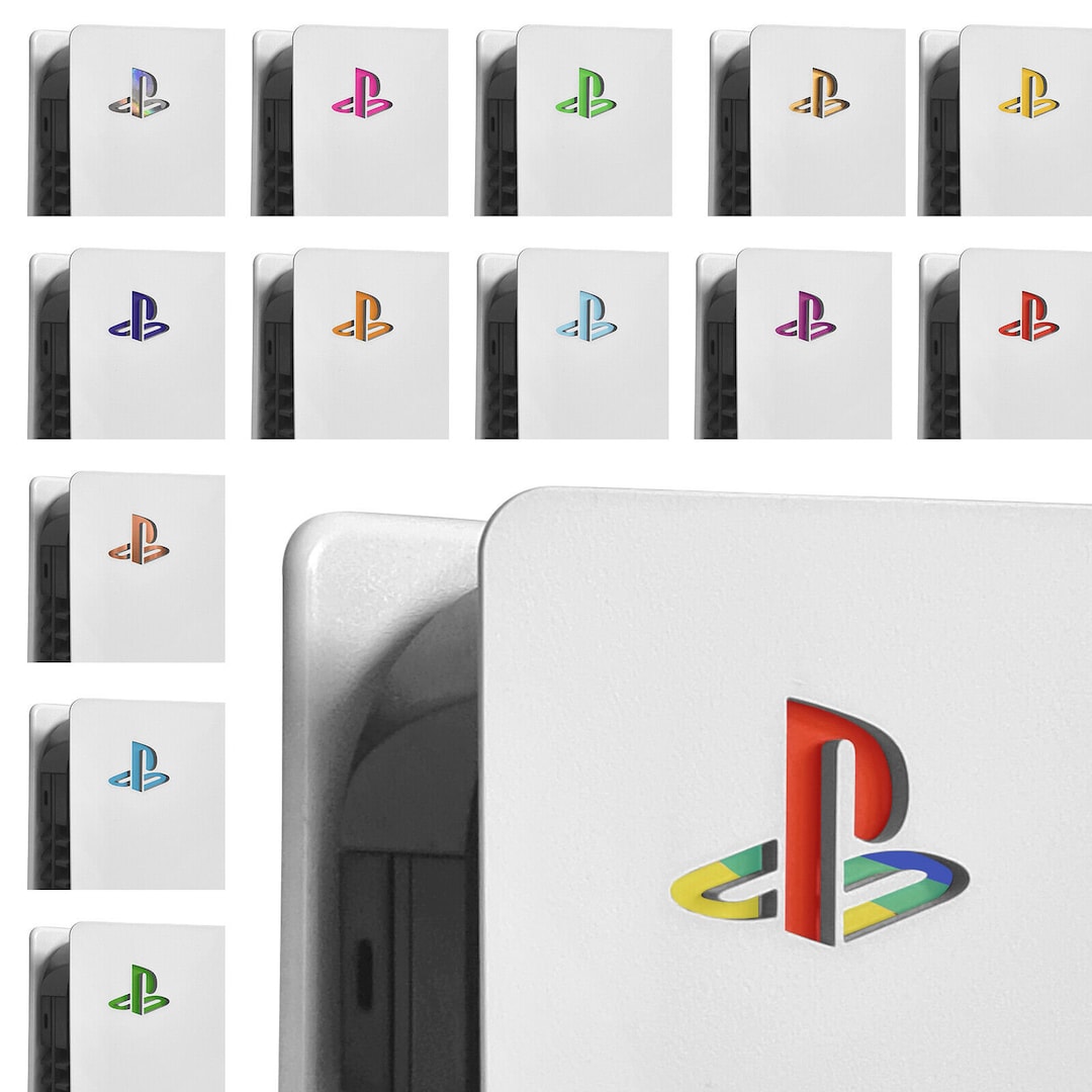 Retro Playstation Logo Console Vinyl Sticker Decal Underlay for ...