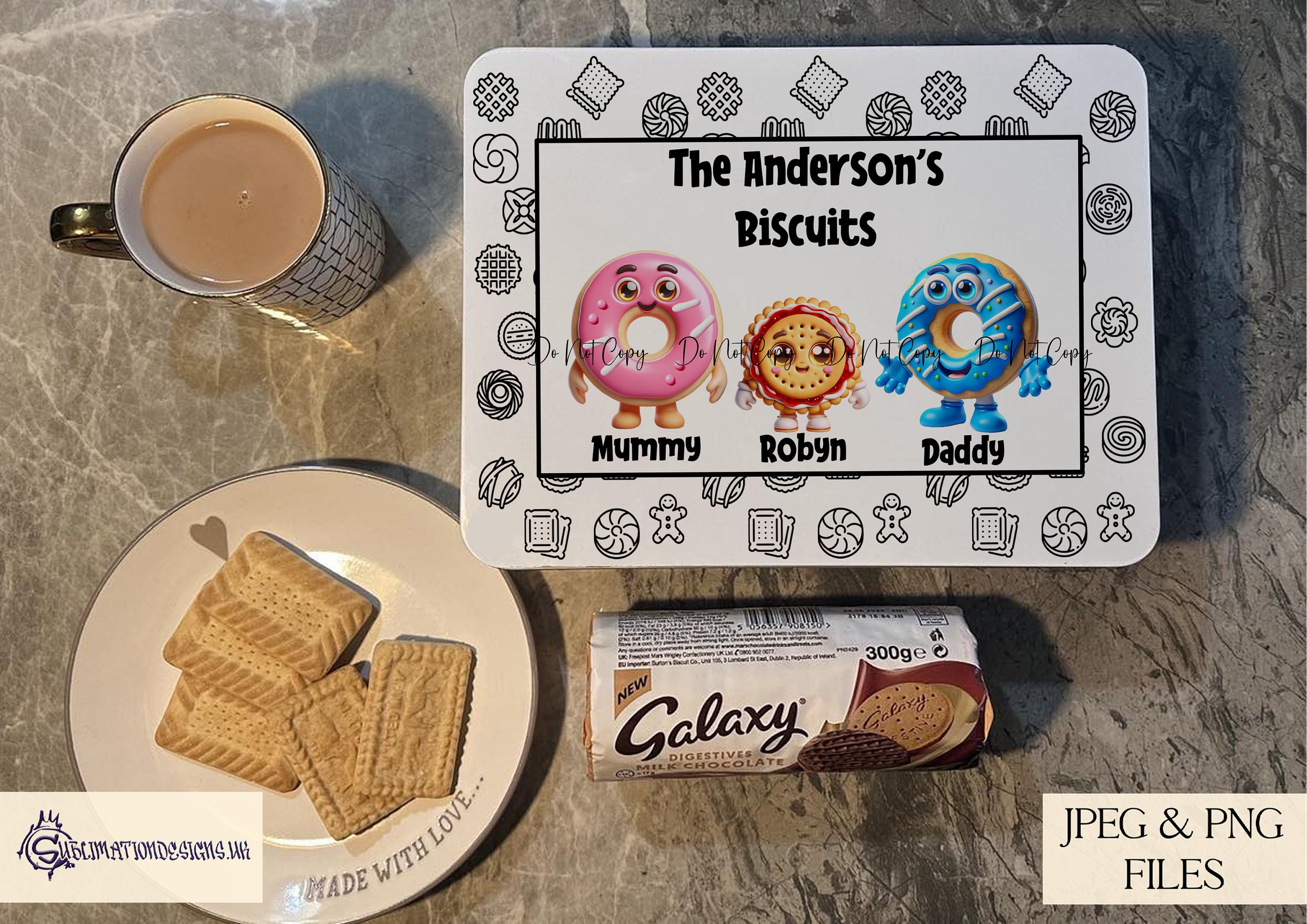 Whimsical Cartoon Biscuit Characters Add on Set Perfect for - Etsy UK