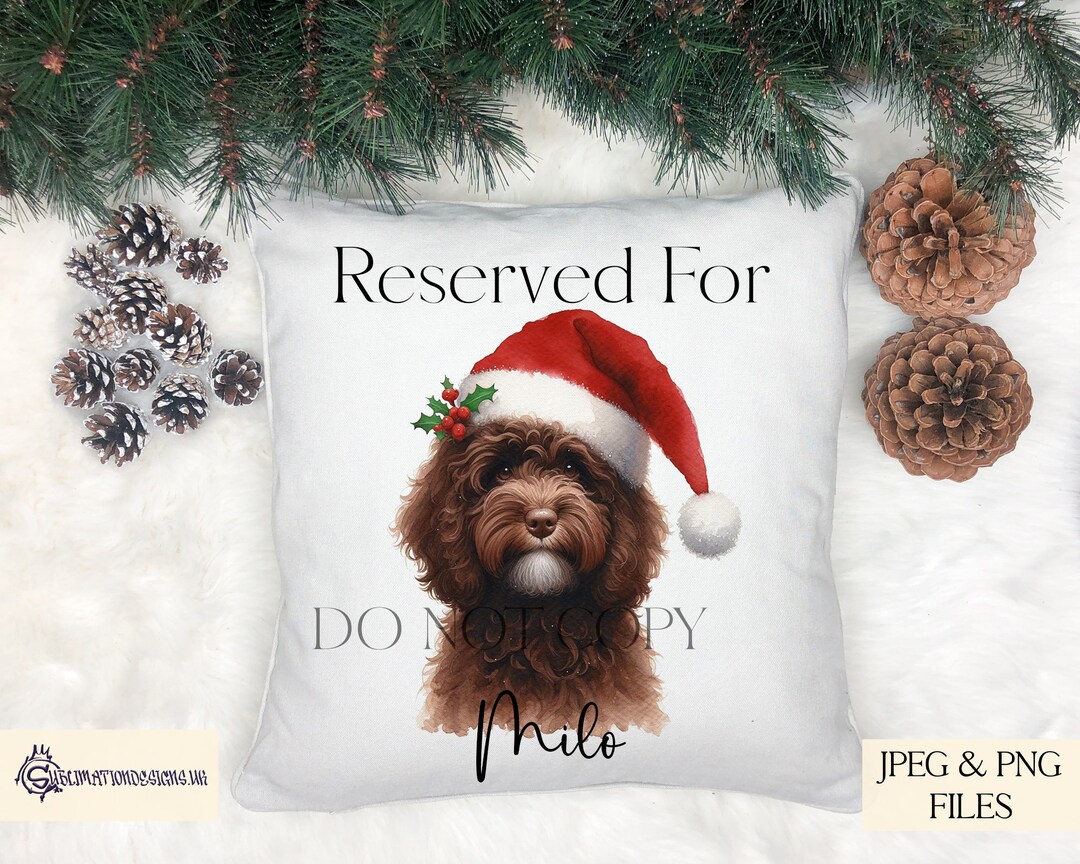 Cockapoo Christmas Sublimation Designs Set of 10 JPEG and PNG Instant ...