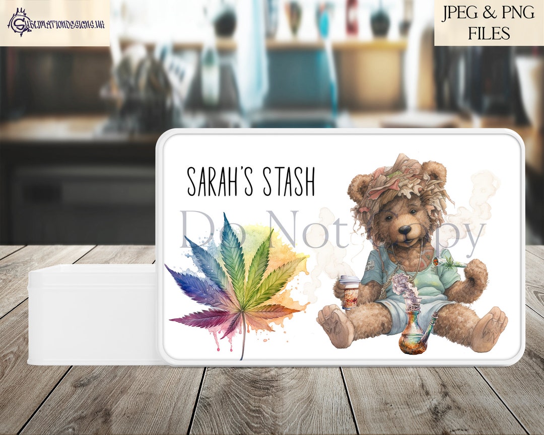 Heidi High Bear, Cannabis Teddy Bear Digital Design Collection ...