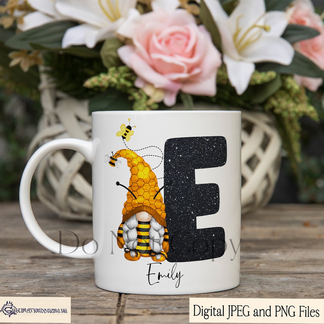 Bee Gonk Gnome Alphabet Bundle PNG | Glitter Lettering Clipart A–Z ...