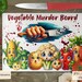 Vegetable Murder Board Sublimation Designs, Chopping Boards Design ...