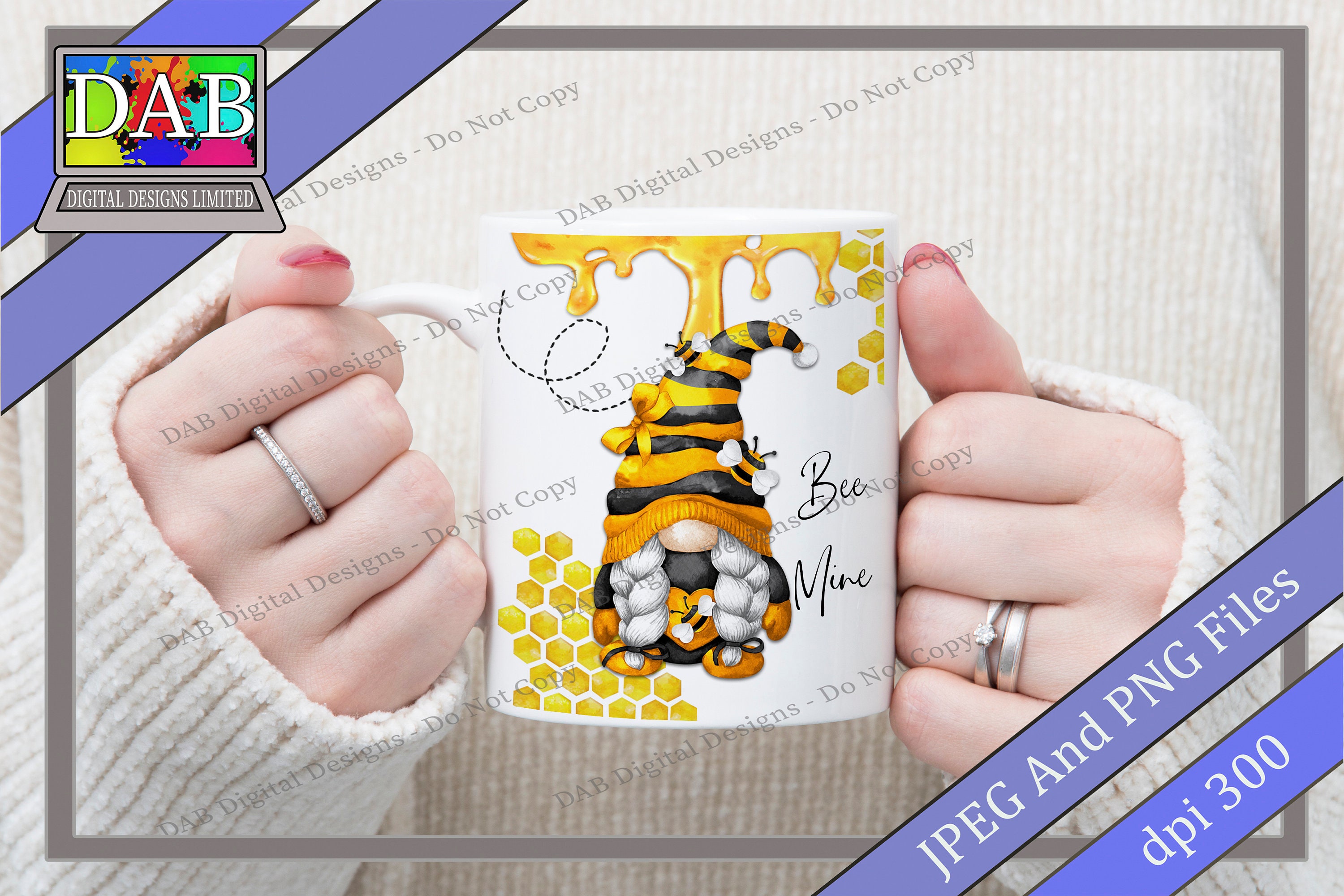 Bee Gonk Gnome Versatile Mug Wrap Templates Sublimation Ready - Etsy