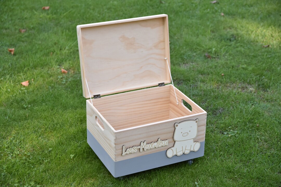 Memory Box, Toy Box, Book Box With Hinged Lid - Etsy