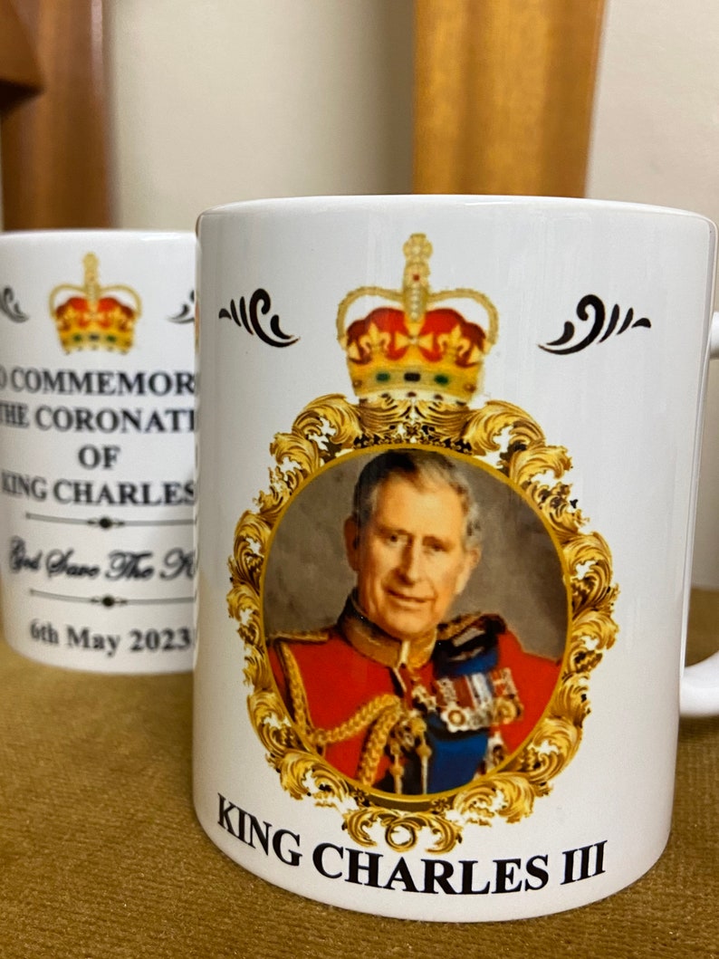 HM King Charles 3 6 May 2023 Official Portrait Commemorative - Etsy
