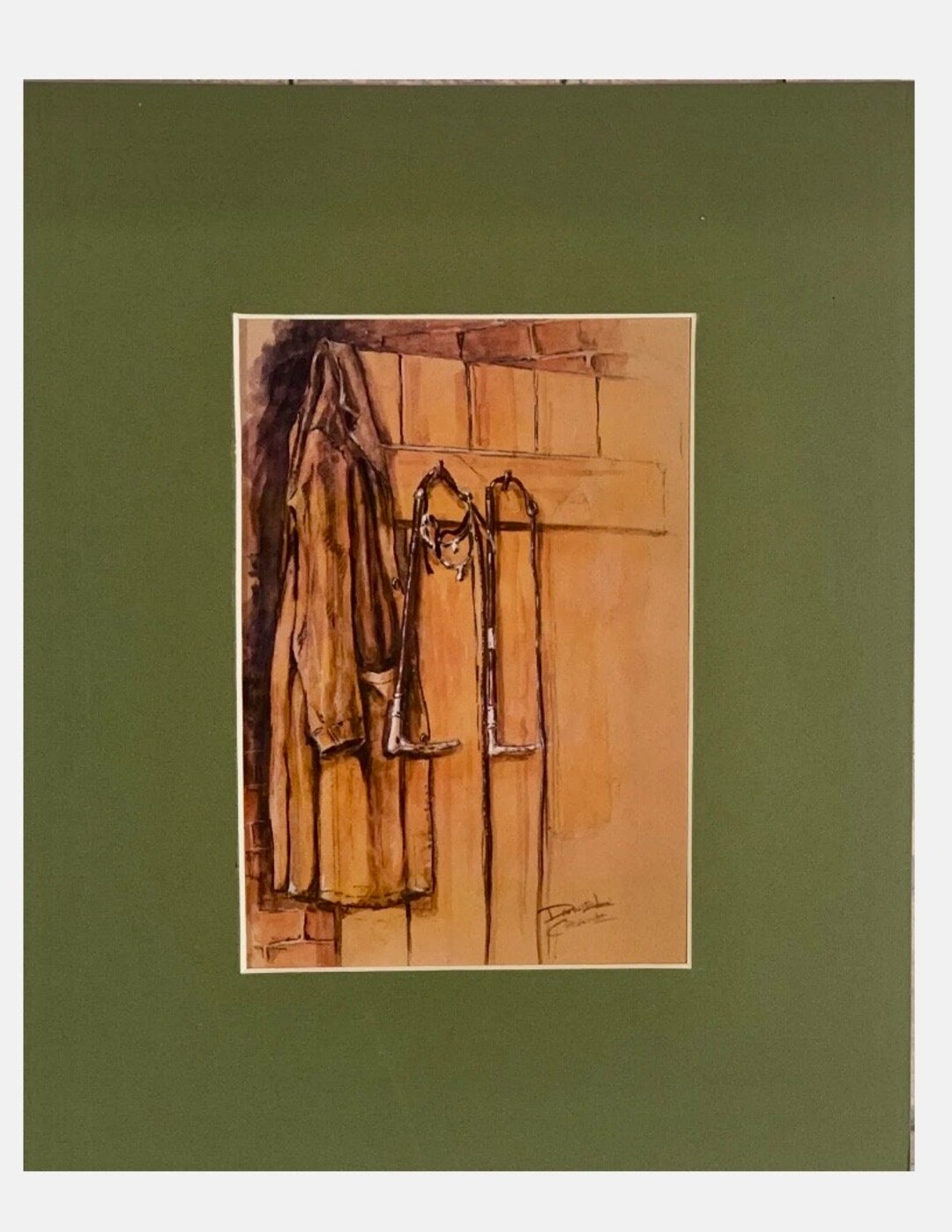 Kennel Coats (hunting Coat) by Daniel Crane Original Mounted Print - Etsy