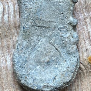 Medieval Pilgrims Ampulla. Circa 14th-15th Century AD. Lead. Decorated ...