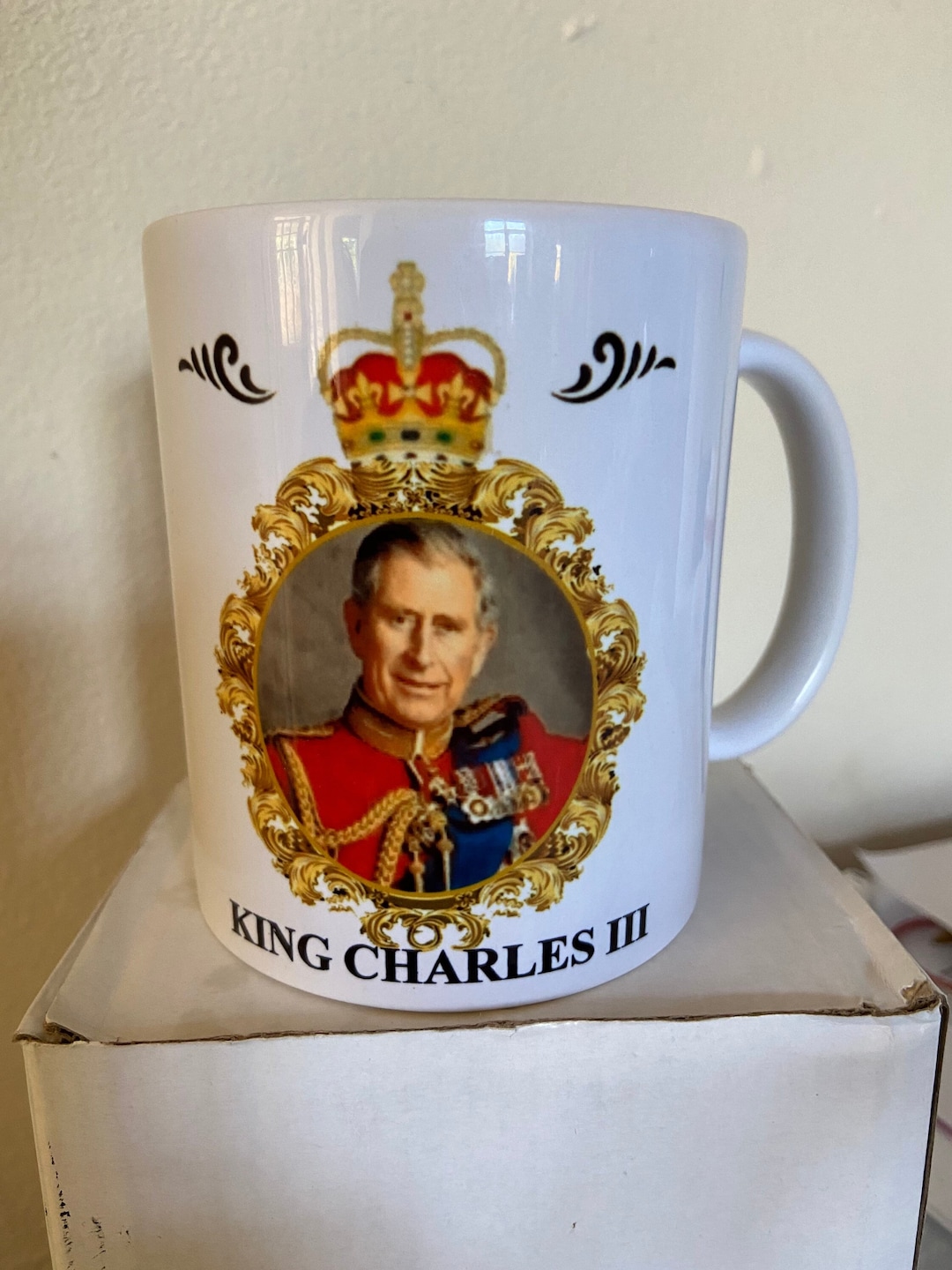 HM King Charles 3 (2022) Official Portrait Commemorative Cup - Mug ...