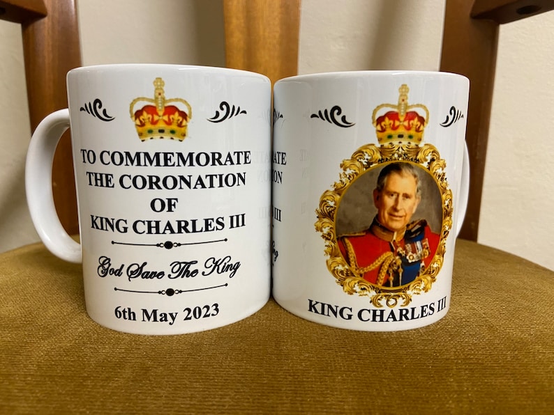HM King Charles 3 6 May 2023 Official Portrait Commemorative - Etsy