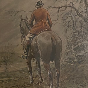 Fox Catchers for the Love of It by Snaffles an Original Pencil Signed ...