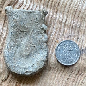 Medieval Pilgrims Ampulla. Circa 14th-15th Century AD. Lead. Decorated ...