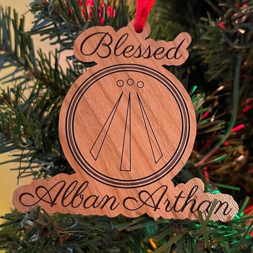 Awen Druid Yule Ornament - Etsy