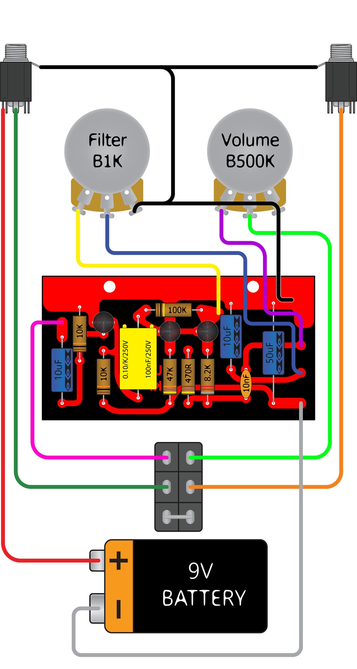 Marshall Supa Fuzz Replica PCB - Etsy