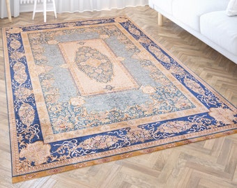 Royal Blue Area Rug - Etsy