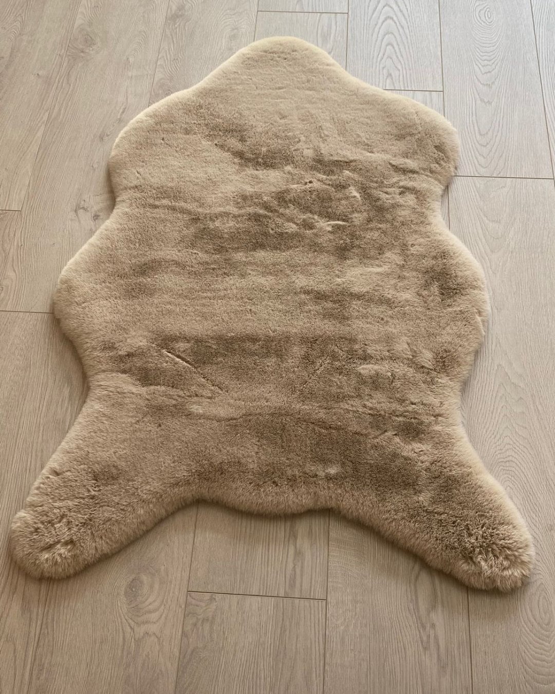 FAUX Bunny Rug,faux Bunny Carpet,rabbit Feather Faux Post Rug ...