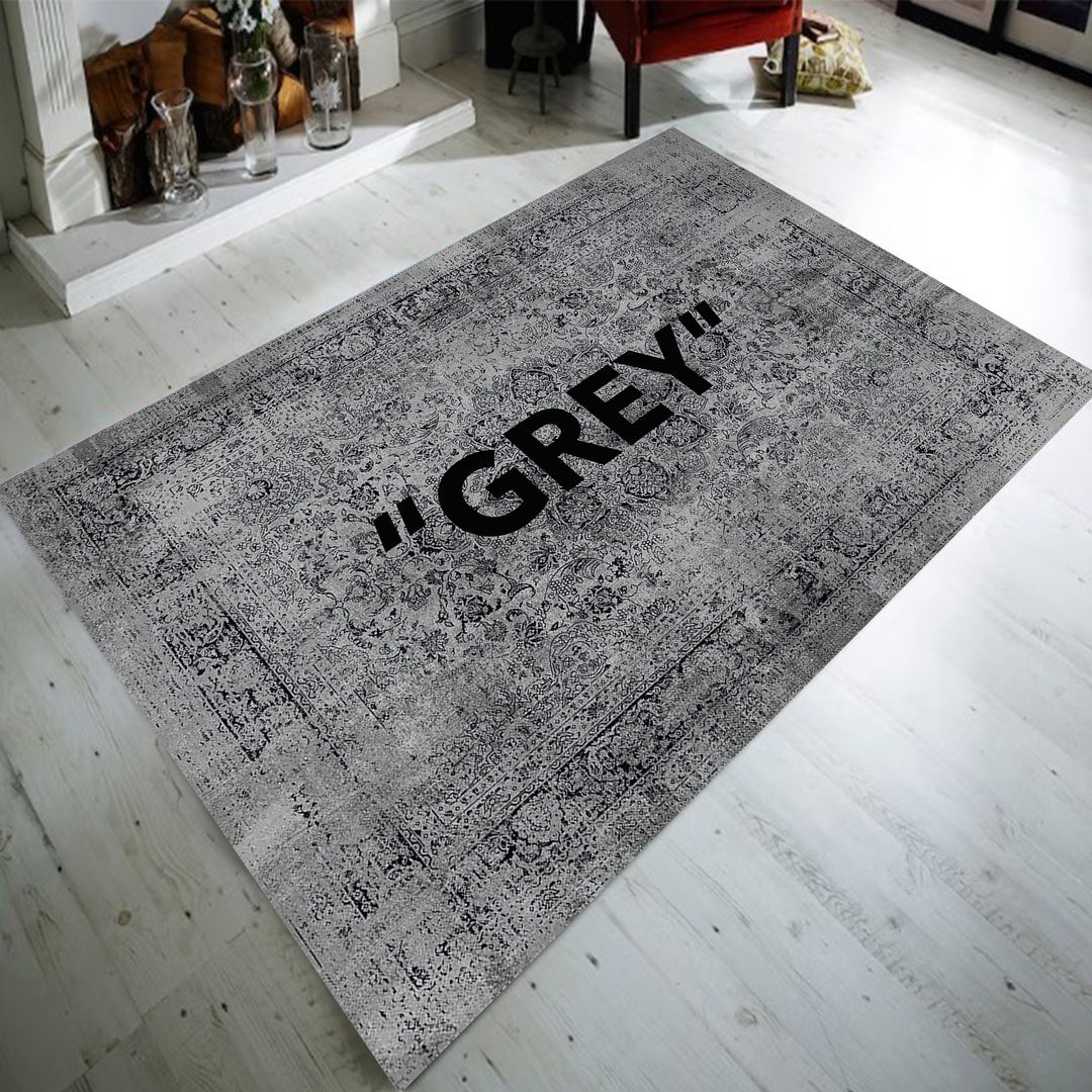 GREY Dream Oslo Grey Rug, GREY Rug, Grey Pattern, Grey Classic, Dark ...
