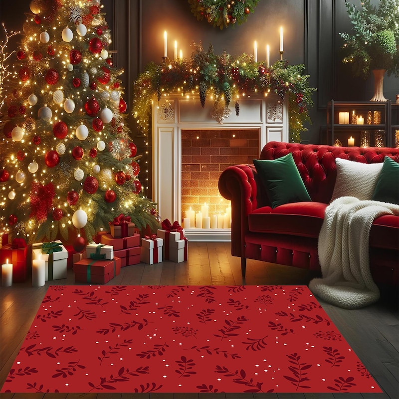 Christmas Rugs - Etsy