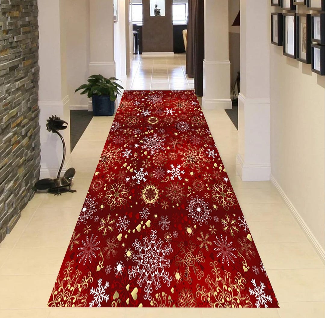 Christmas Rug, Christmas Runner, Runner, Runner Rug, Christmas Runner ...