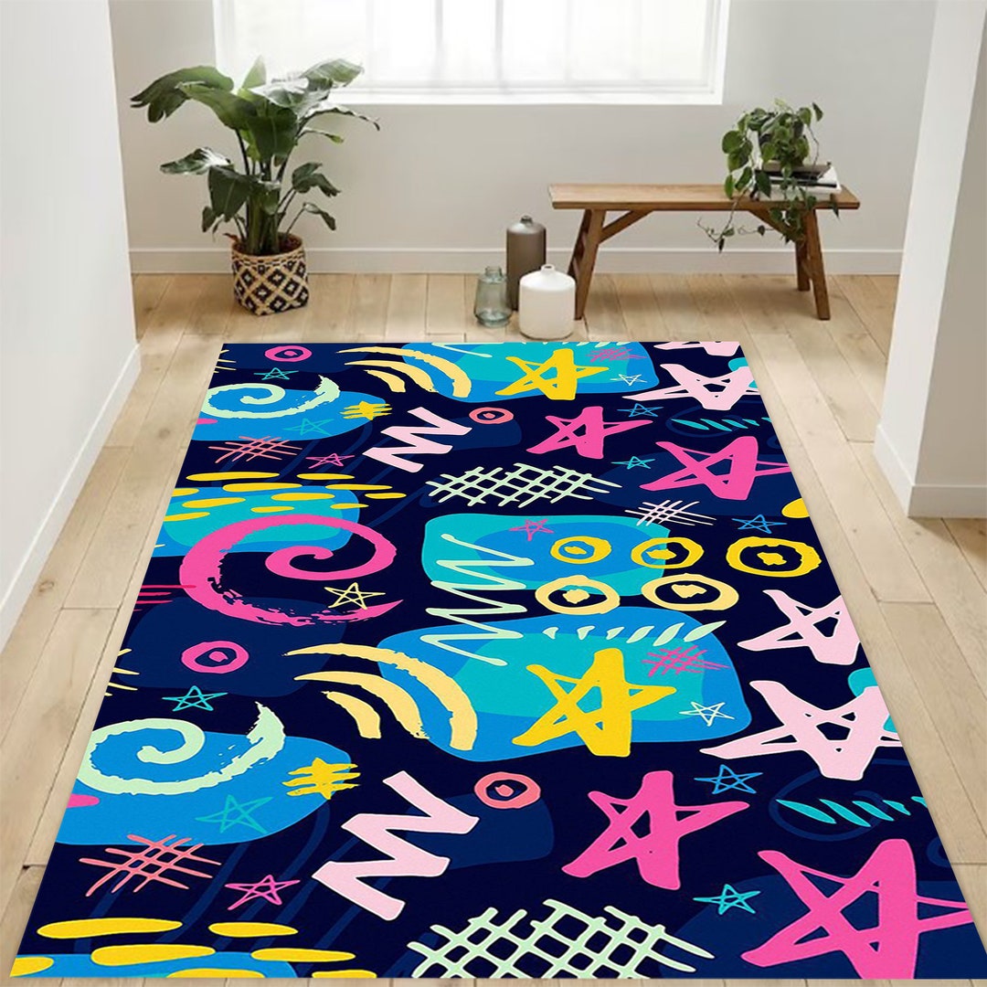 Arcade Rug, 80s Arcade Rug, Arcade Bowling Carpet, 80s Arcade Carpet ...