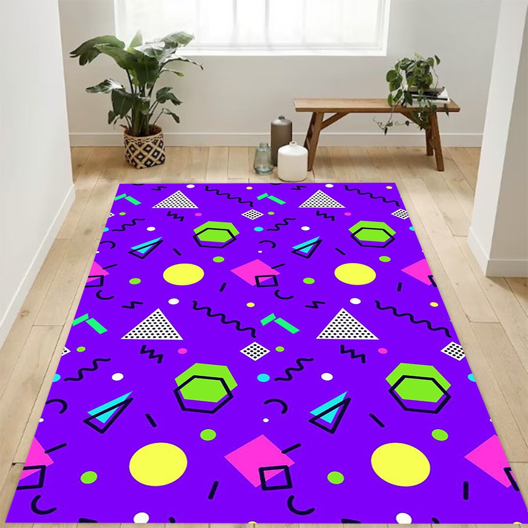 Arcade Rug, 80s Arcade Rug, Arcade Bowling Carpet, Bowling Rug, Arcade ...