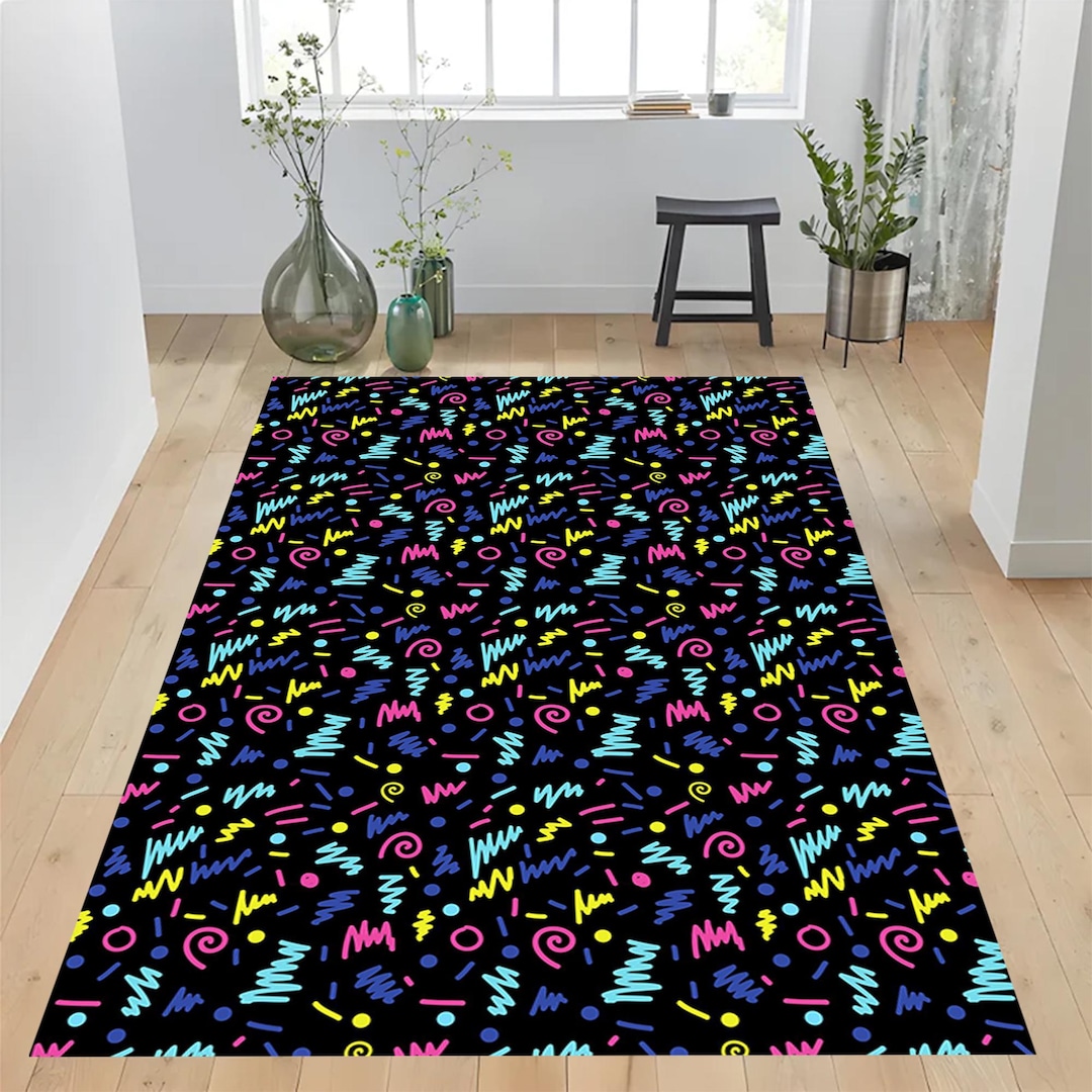 Arcade Rug, 80s Arcade Rug, Arcade Bowling Carpet, 80s Arcade Carpet ...