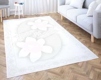 Lotus Area Rug | Etsy