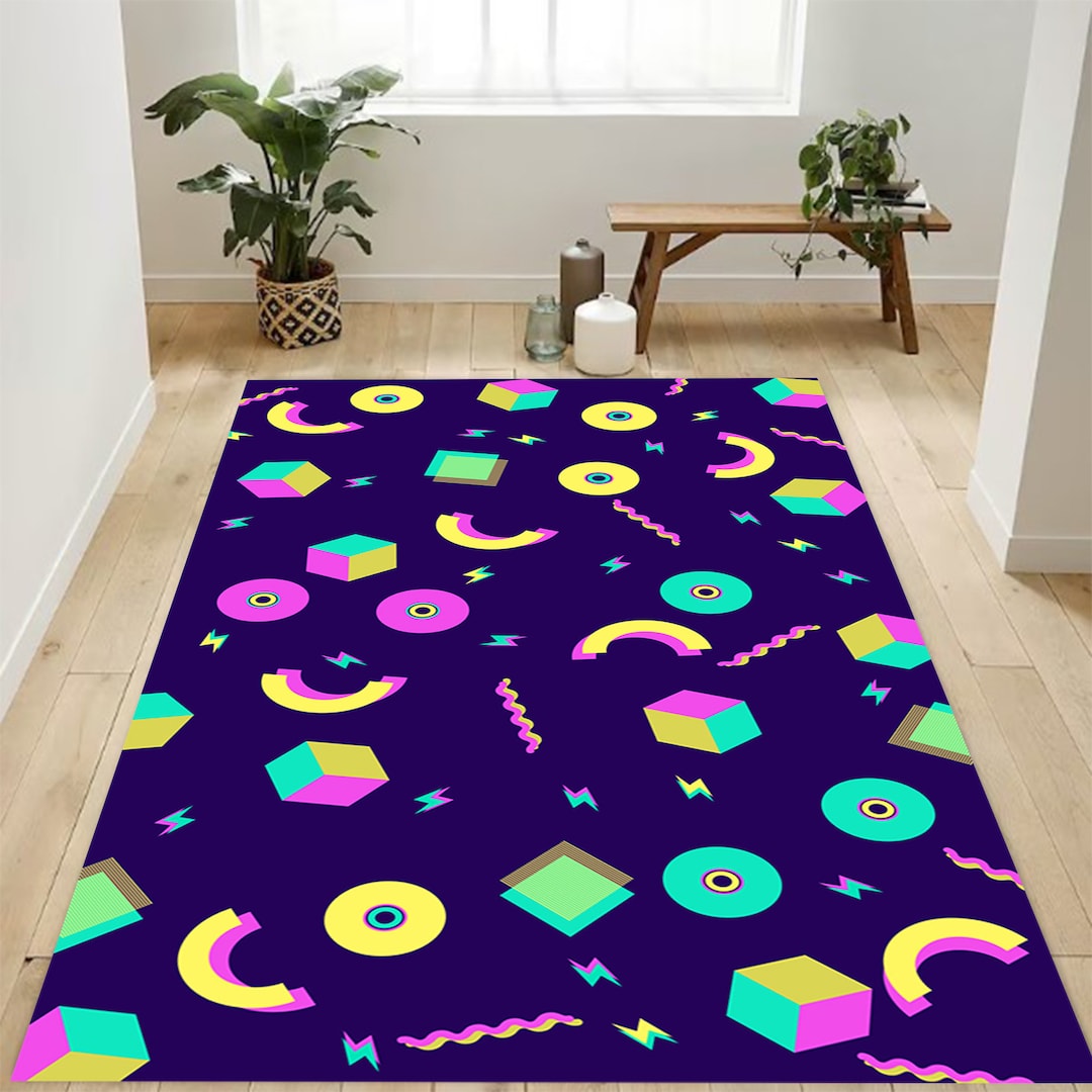 Arcade Rug, 80s Arcade Rug, Arcade Bowling Carpet, 80s Arcade Carpet ...