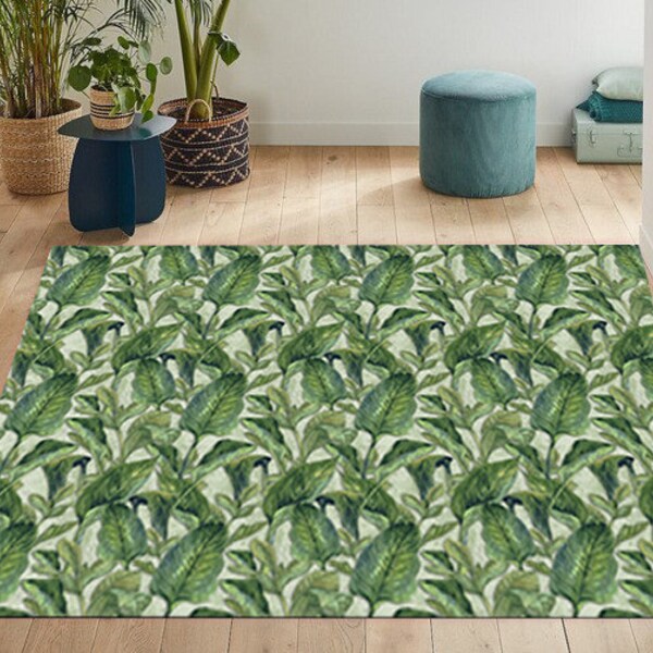 Leaf Rug - Etsy