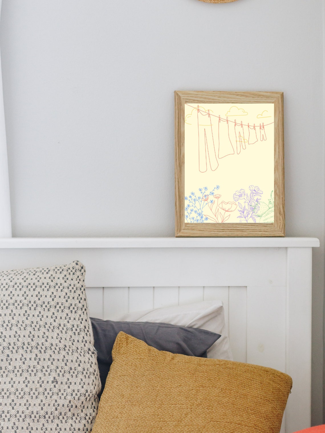 COTTAGECORE WALL ART | Printable Aesthetic Poster | Laundry Room Art ...