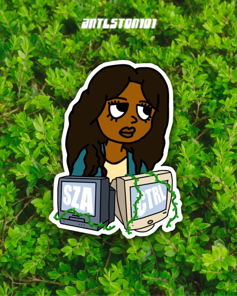 SZA ctrl Album Sticker for Gift, Hydroflask, Laptops, Skateboards, Car ...