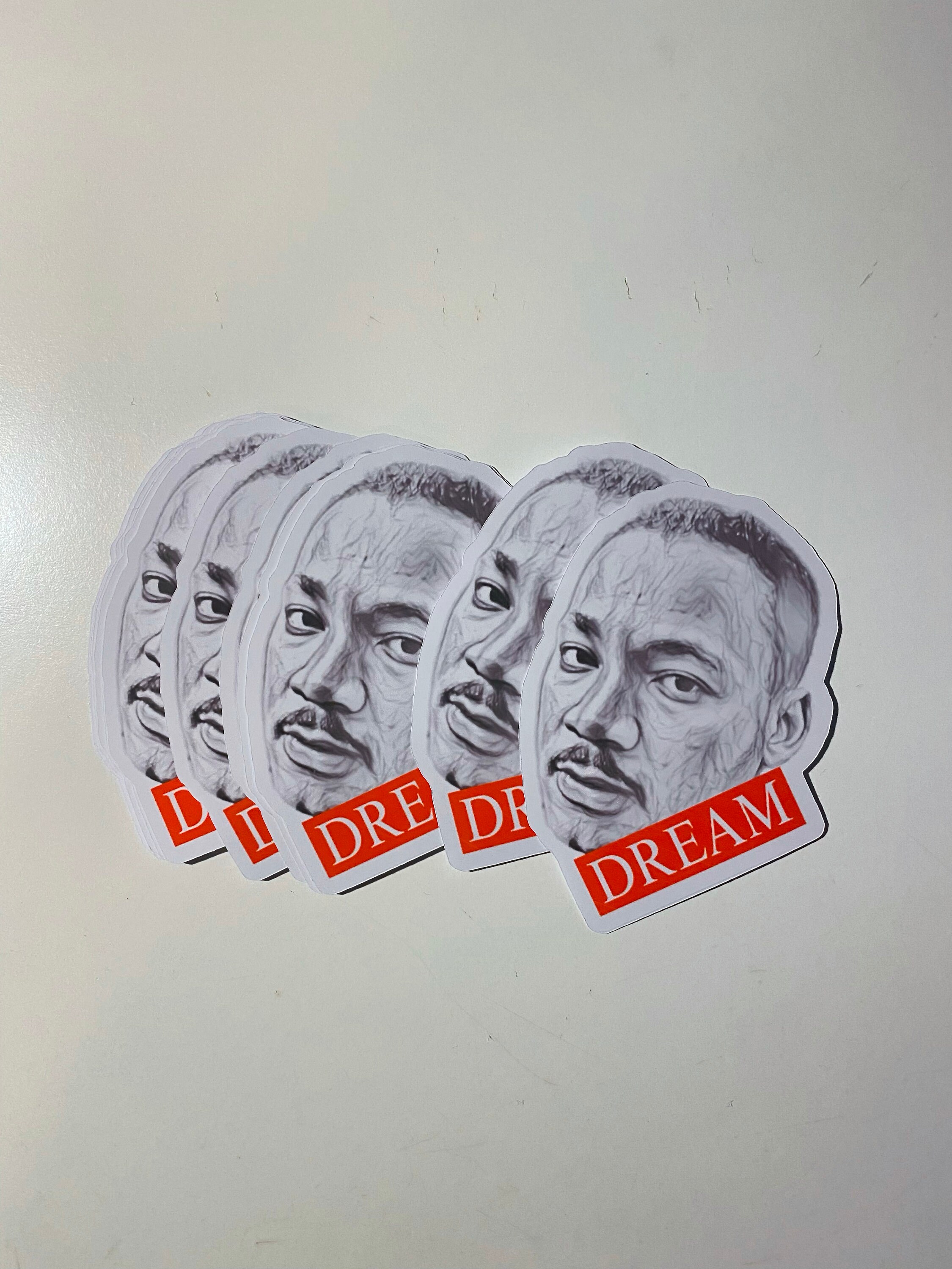 Martin Luther King Vinyl Sticker Gift for Skateboards for Water Bottles ...