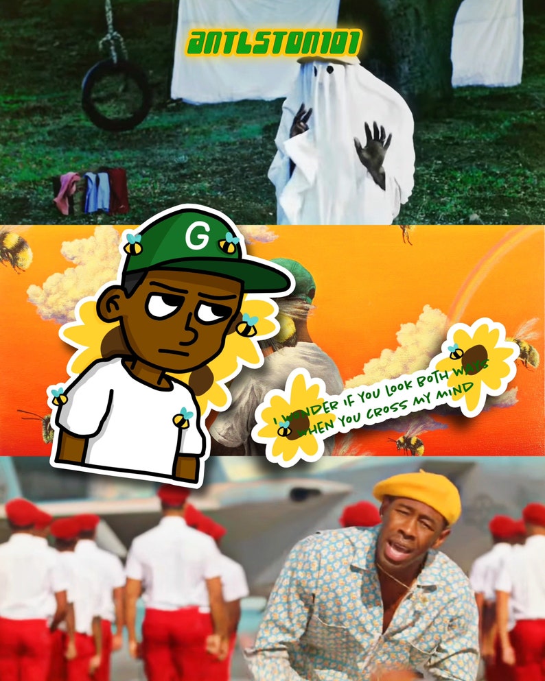 Tyler the Creator Flower Boy Sticker 2 Pack for Hydroflask - Etsy