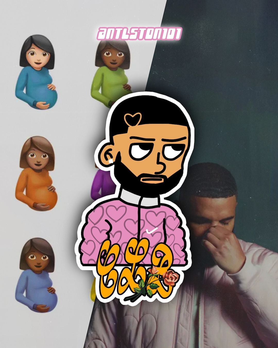 Drake Certified Lover Boy Sticker for Gift, Hydroflask, Laptops ...