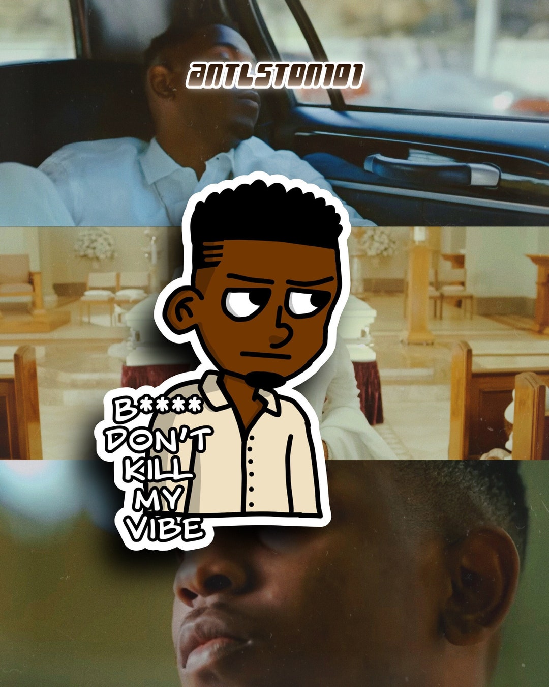 Kendrick Lamar G.K.M.C Sticker for Gift, Hydroflasks, Laptops ...