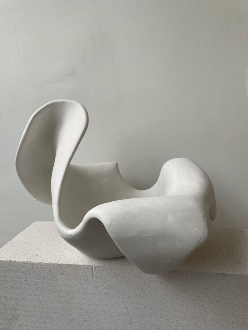 OCTOPA Sculptural Plaster Bowl - Etsy