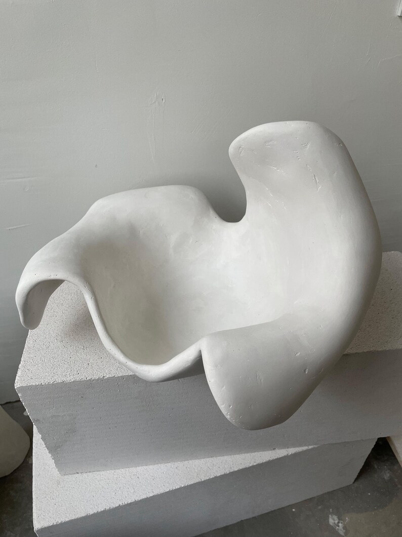 OCTOPA Sculptural Plaster Bowl - Etsy