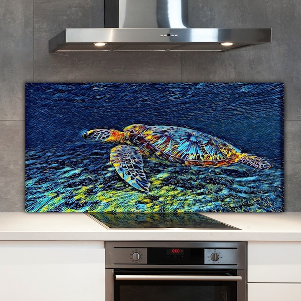 Turtle Backsplash - Etsy